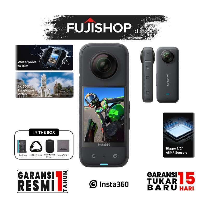 Promo Insta360 One X3 Action Camera Garansi Resmi Diskon 19% Di Seller ...