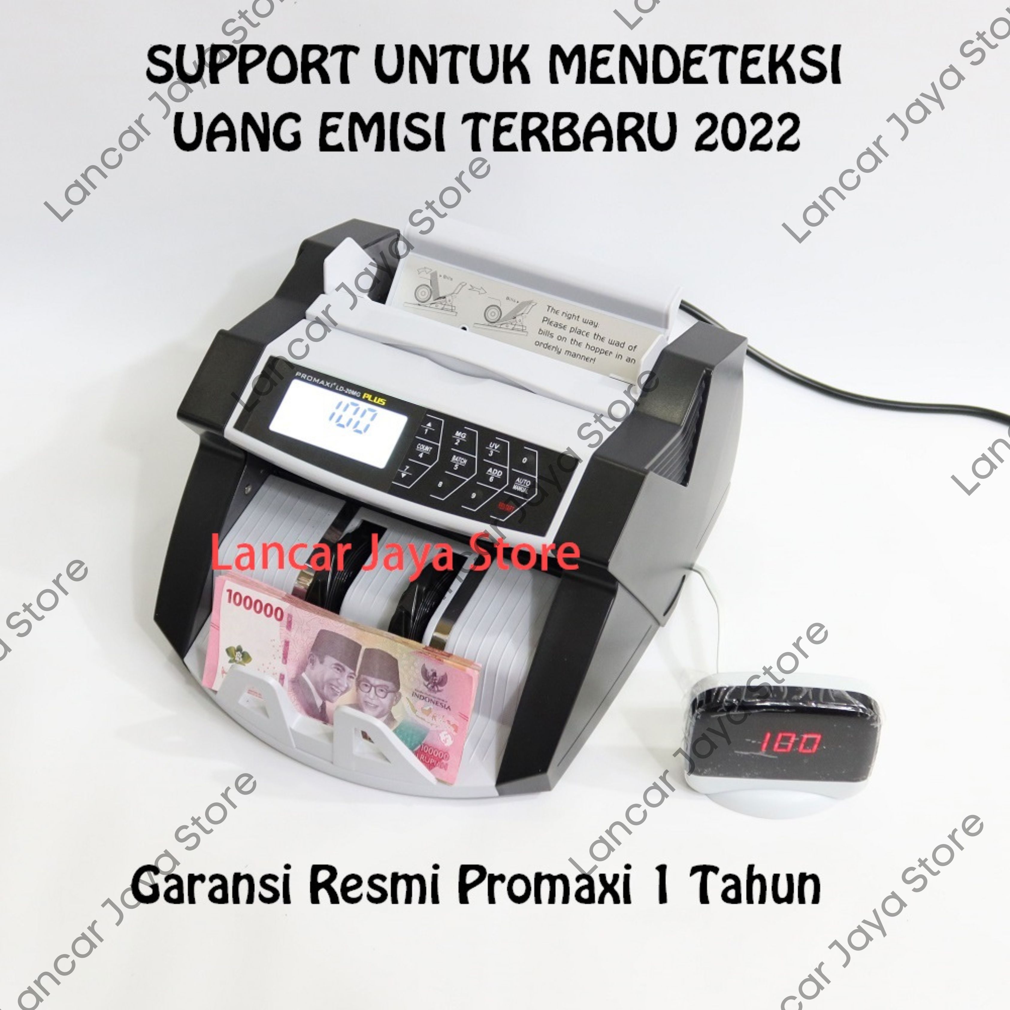 Jual Mesin Penghitung Uang Promaxi Ld20mg Plus Money Counter Promaxi Ld-20mg Plus Di Seller ...