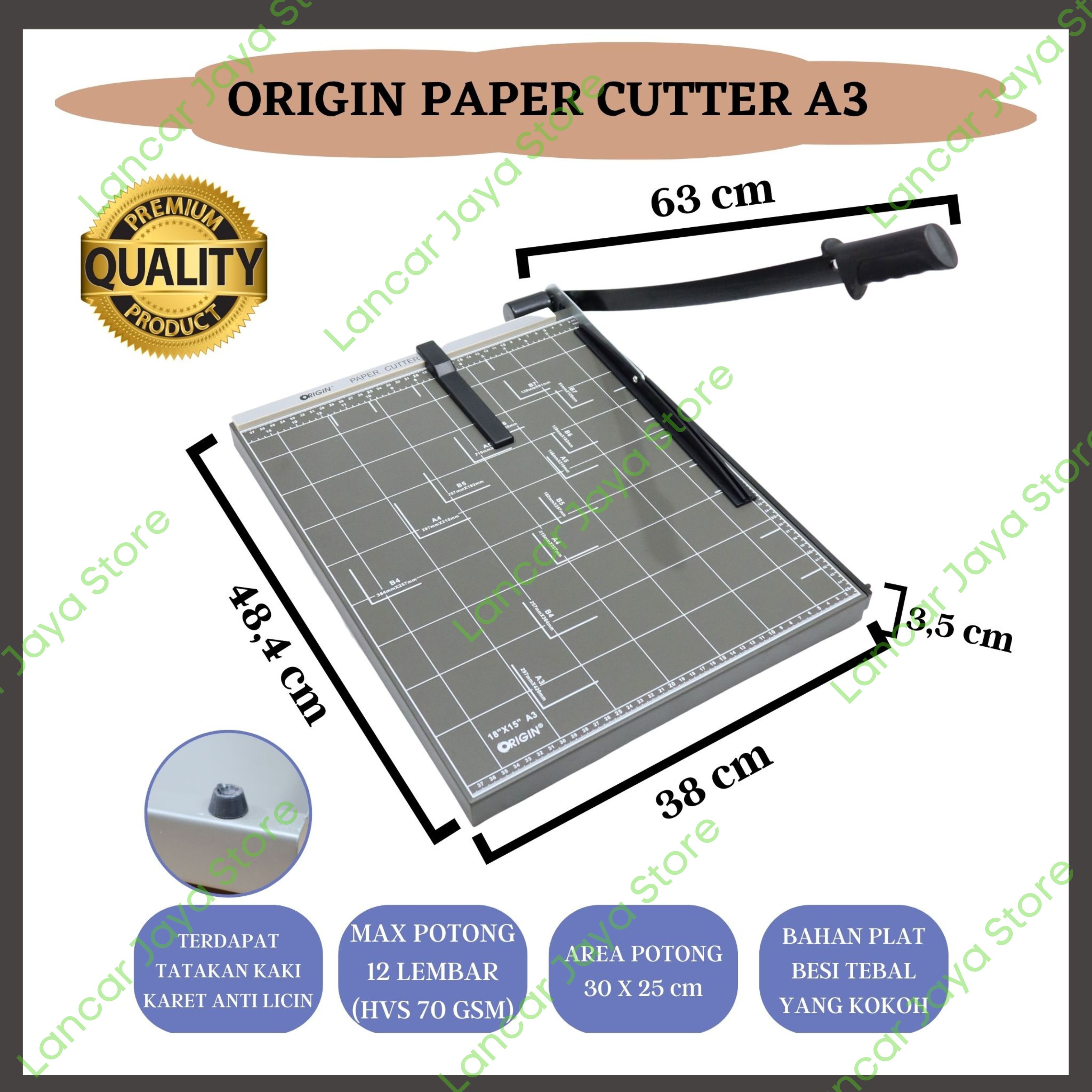 Jual Paper Cutter A3 Alat Potong Kertas Ukuran A3 Origin Pcc A3r Di