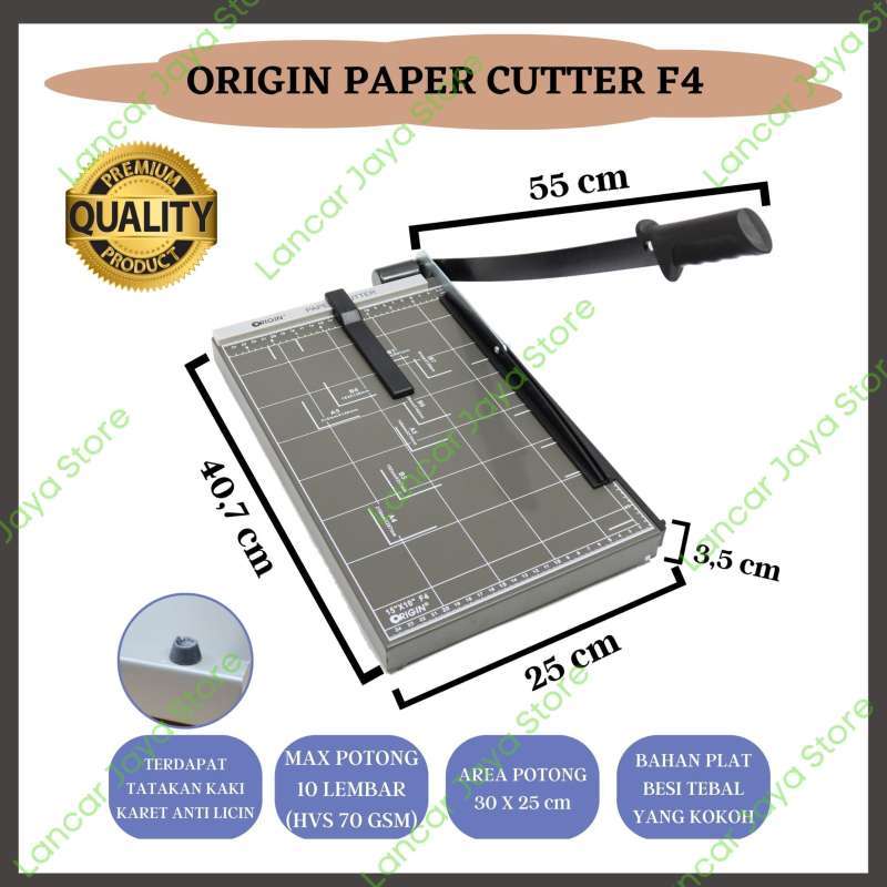 Jual Paper Cutter F4 Alat Potong Kertas Ukuran F4 Origin Pcc F4r Di