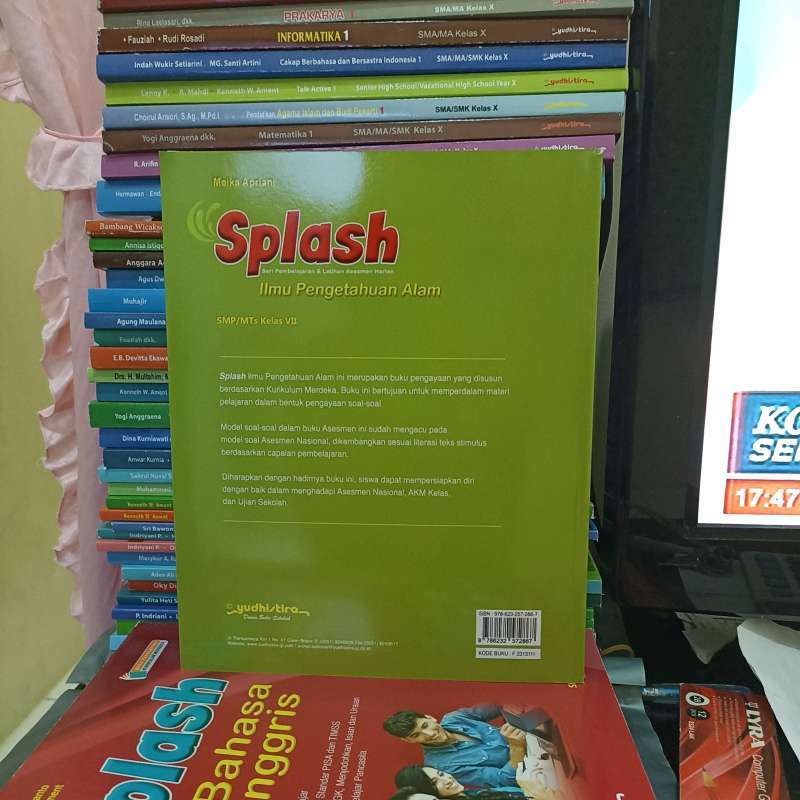 Jual Buku Splash Ipa Kelas Vii.7 Smp Kurikulum Merdeka Yudhistira Di ...