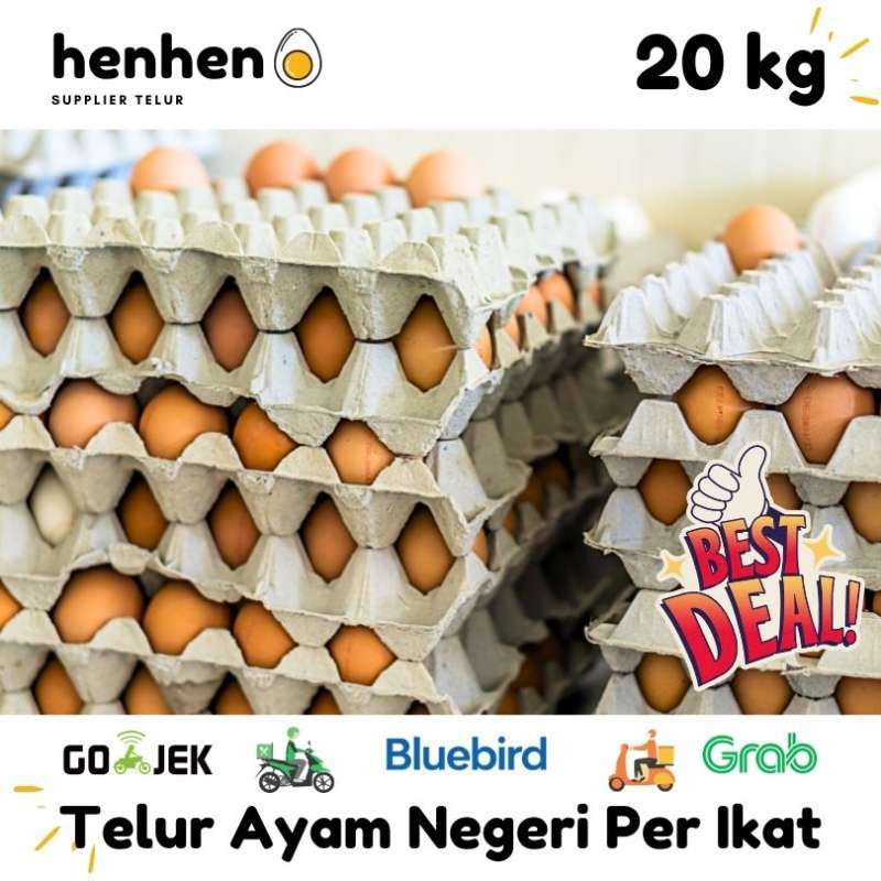 Promo Telur Ayam Negeri / Negeri Omega Per 20 Kg Halal Diskon 4% Di ...