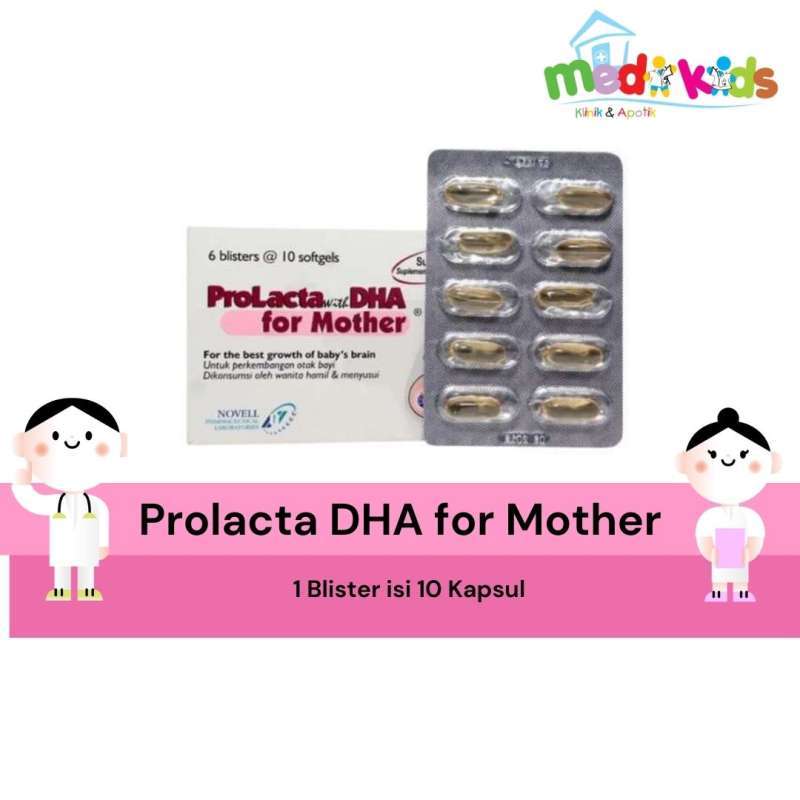 Jual Prolacta Dha For Mother Vitamin Dha Ibu Hamil - Blister 10's Halal ...