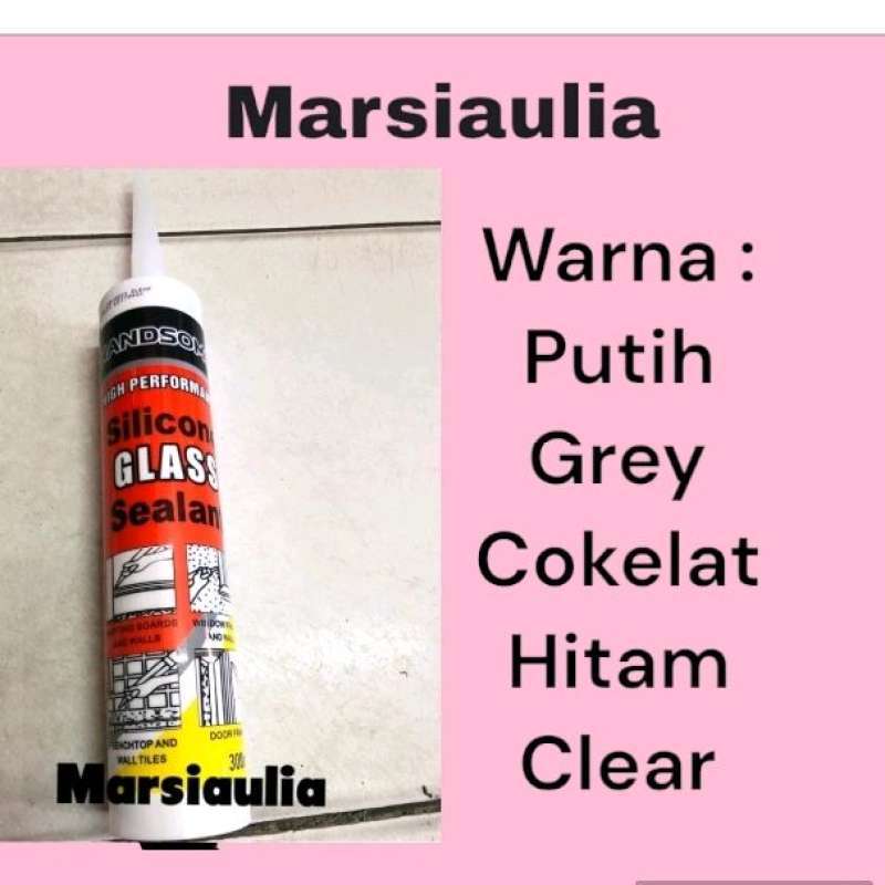 Jual Handsome sealant Lem kaca aquarium silicon etalase dll botol lem ...