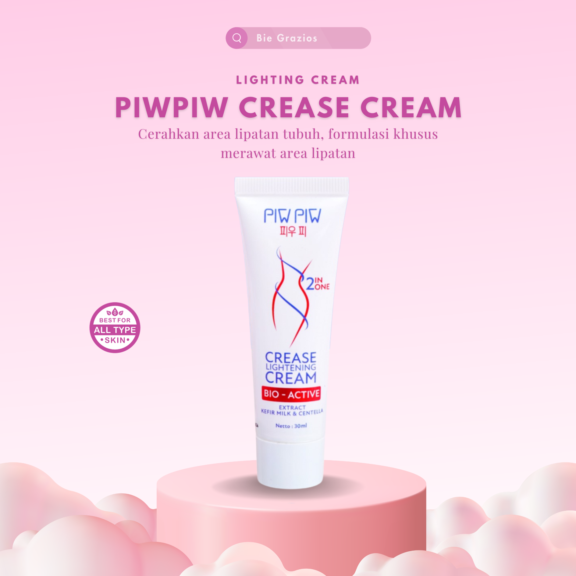 Promo PIW PIW Crease Lightening Cream - 1 Pcs Krim Ketiak Diskon 24% di ...