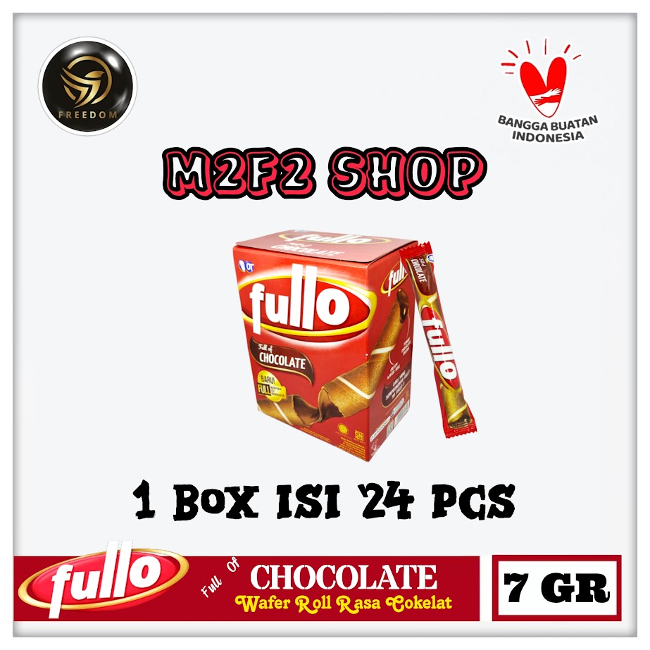 Promo Fullo Wafer Stik Roll Krim Full Of Chocolate | Cokelat - 7 Gr ...
