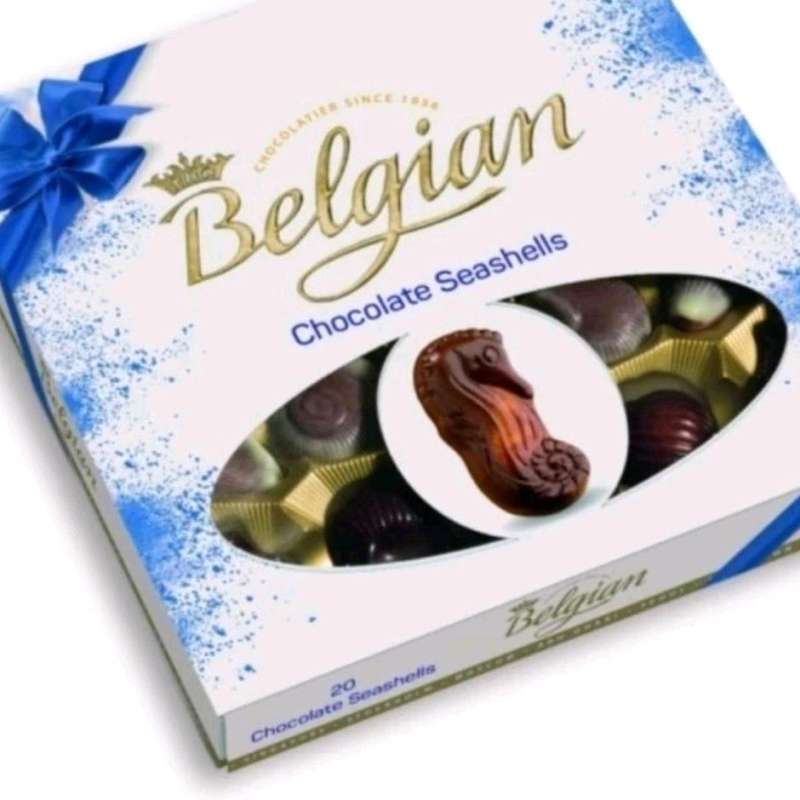 Promo The Belgian Chocolate Seashells 250gr - Sheasells Diskon 15% Di ...