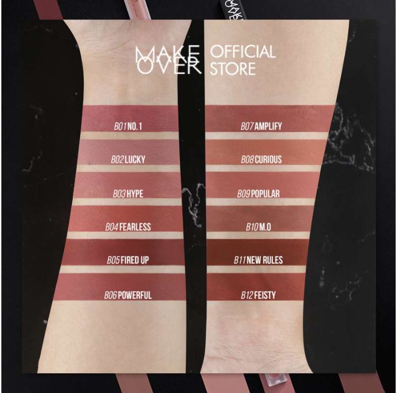 Promo Make Over Powerstay Transferproof Matte Lip Cream - Lip Cream ...