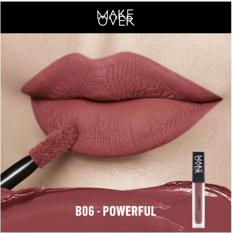 Promo MAKE OVER Powerstay Transferproof Matte Lip Cream - Lip Cream ...
