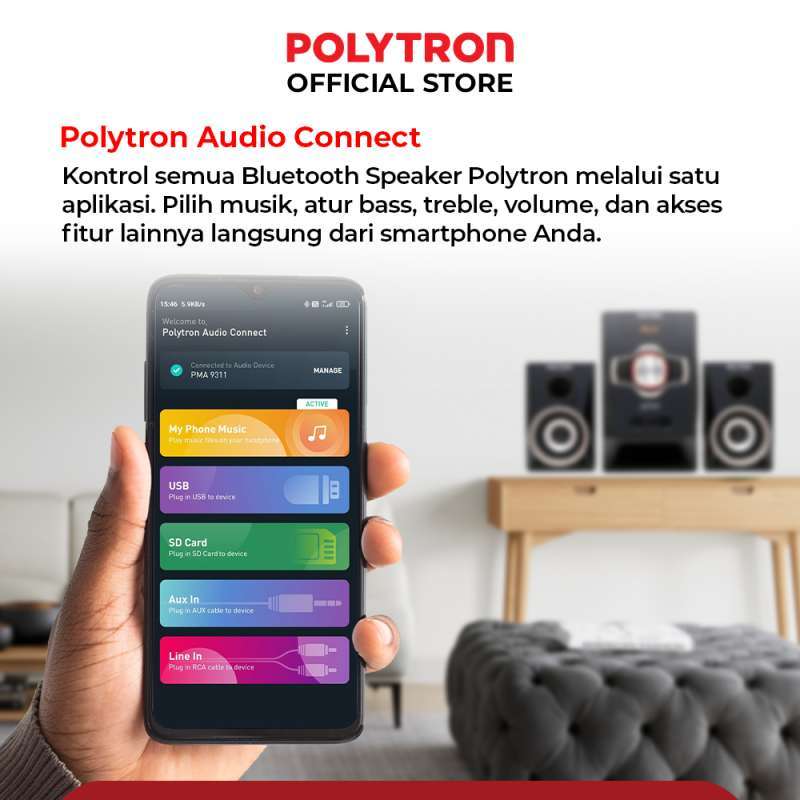 Promo Polytron Multimedia Speaker Pma 9321 /b Diskon 1% Di Seller ...