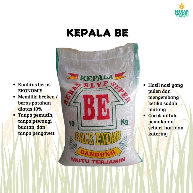 Jual Beras Ekonomis Setra Kepala Be 10kg Di Seller Mekar Wangi Beras ...