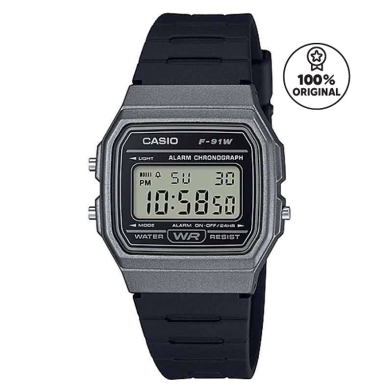 Promo Casio F-91wm-1bdf Jam Tangan Unisex Diskon 38% Di Seller Blibli ...
