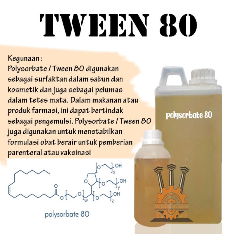 Jual Polysorbate 80 Zat Pelarut Polisorbate80 Tween 80 Emulsifier 100ml ...