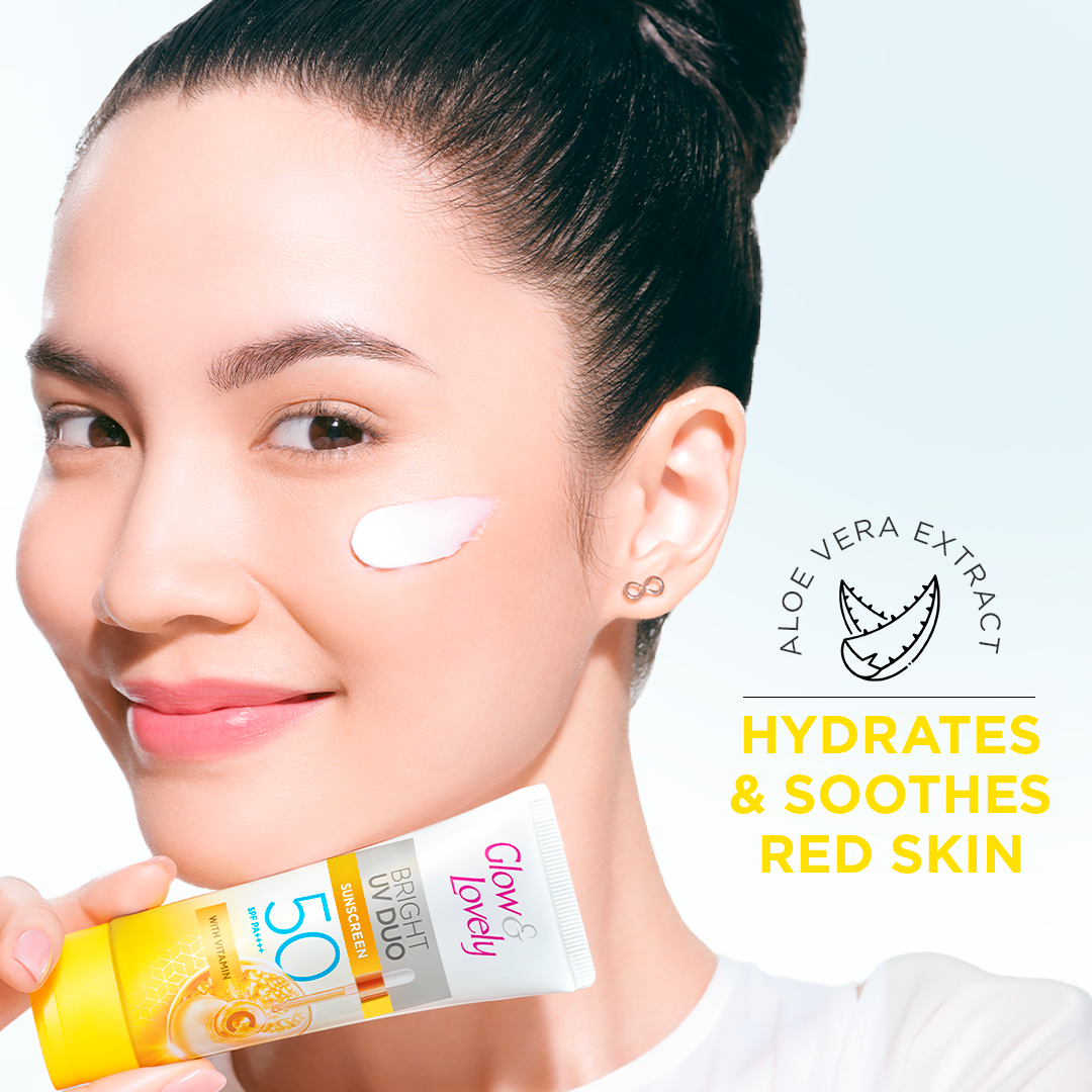 Promo Glow & Lovely Ultimate Uv Duo Krim Vit C & Niacinamide Sunscreen ...