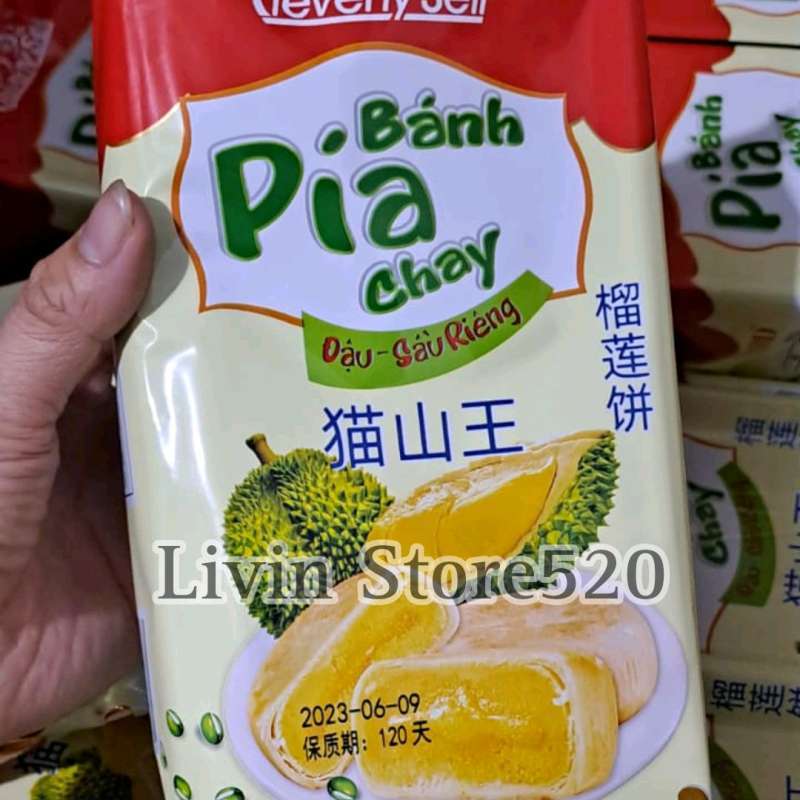 Jual Pia Durian Vietnam Banh Pia Chay Enak Gurih Wangi Halal 100% ...