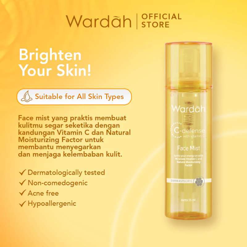 Jual Paket Wardah C Defense Skincare Lengkap Untuk Semua Jenis Kulit ...