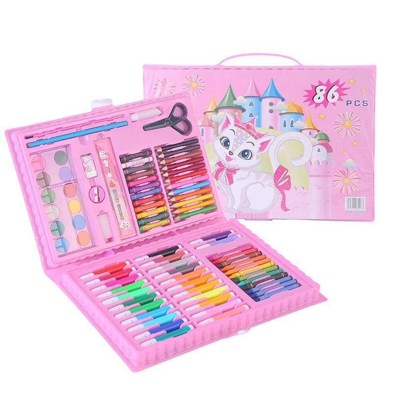 Promo Art Set Crayon Color Pencil Pensil Warna Krayon Spidol Alat