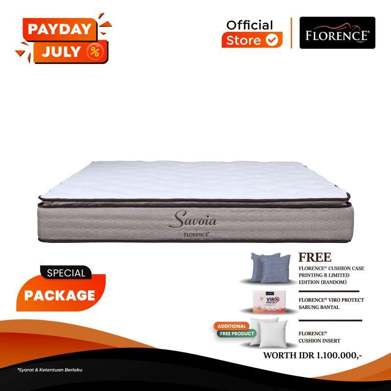 Promo Florence Kasur Spring Bed Savoia (Mattress Only) | EXCLUSIVE ...