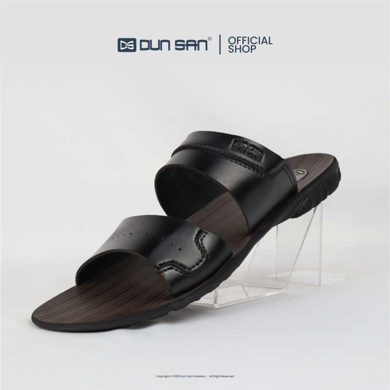 Promo Sandal Pria | Sandal Kulit Pria | Dun San Lutino Series 2 - Black ...
