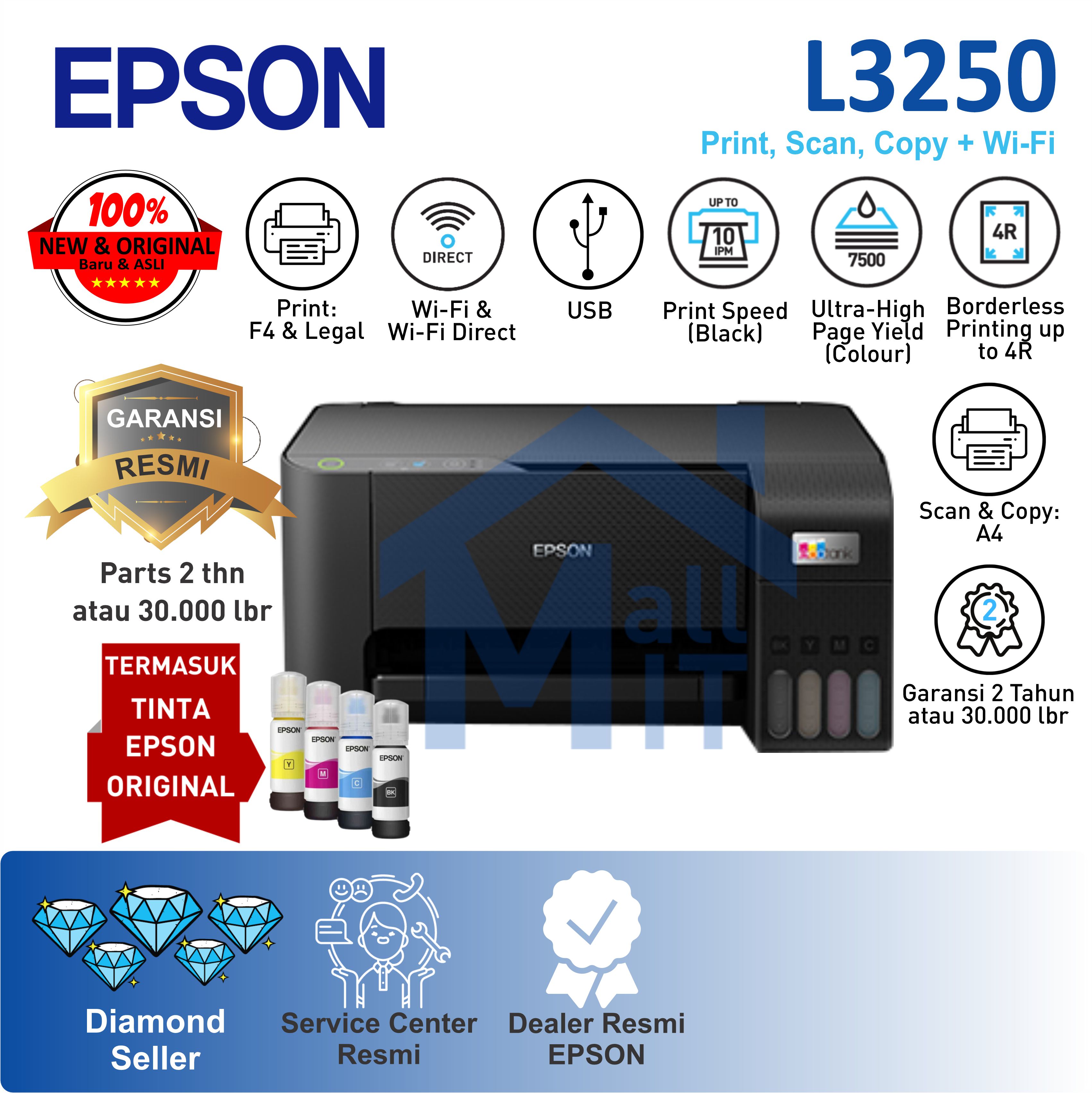Promo Diskon-PRINTER EPSON L3250 L-3250 L 3250 PENGGANTI L3150 L-3150 ...