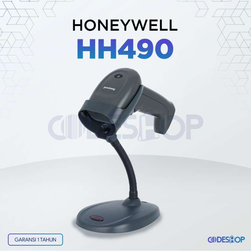 Jual Honeywell Hh490 Scanner Barcode Imager 2 Dimensi Auto Sense & Scan ...