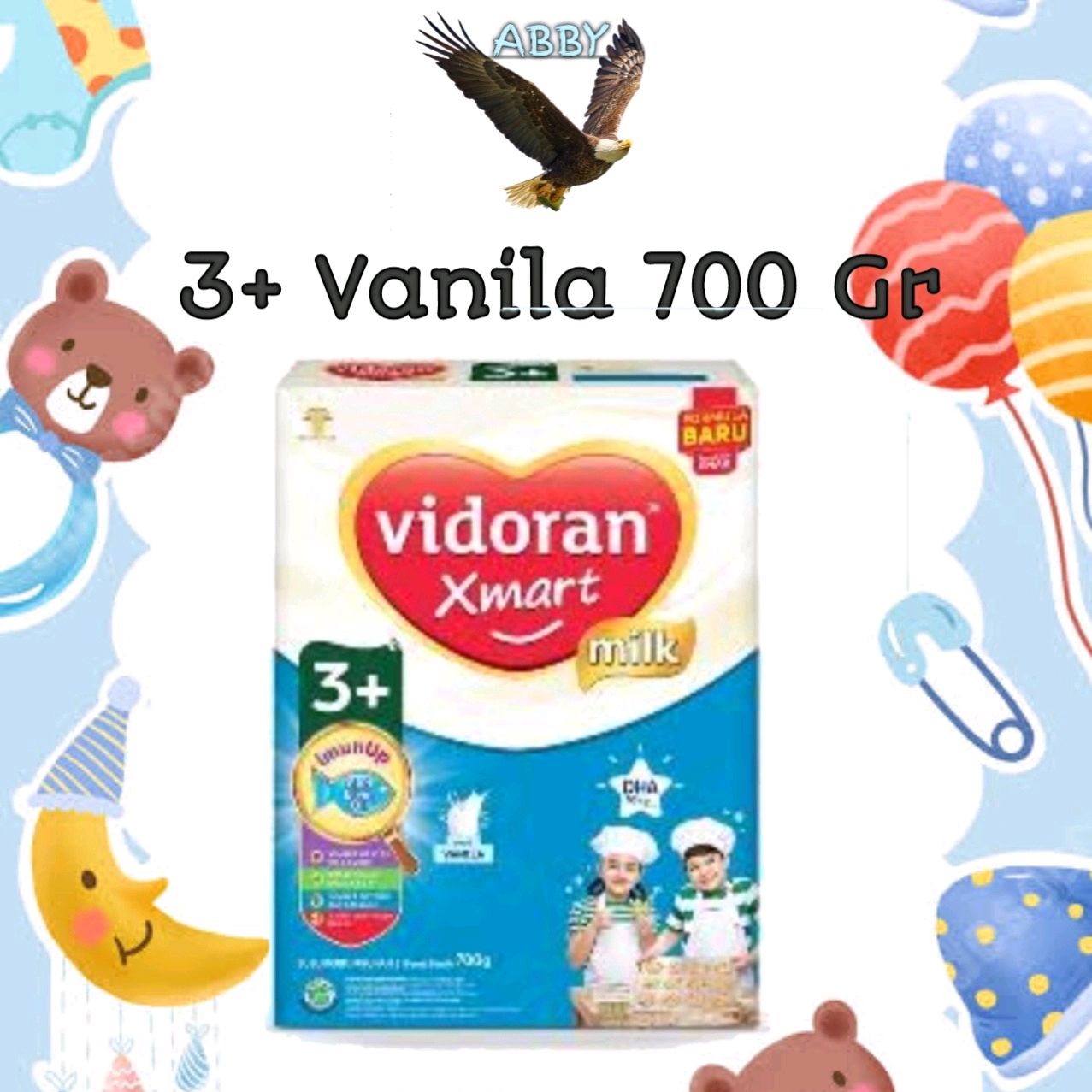 Jual Vidoran Xmart 3+ Vanila Susu Formula [750g/ Kemasan Kotak] di ...