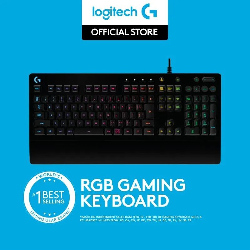 Promo Logitech G213 Prodigy Gaming Keyboard With Rgb Lighting & Anti ...