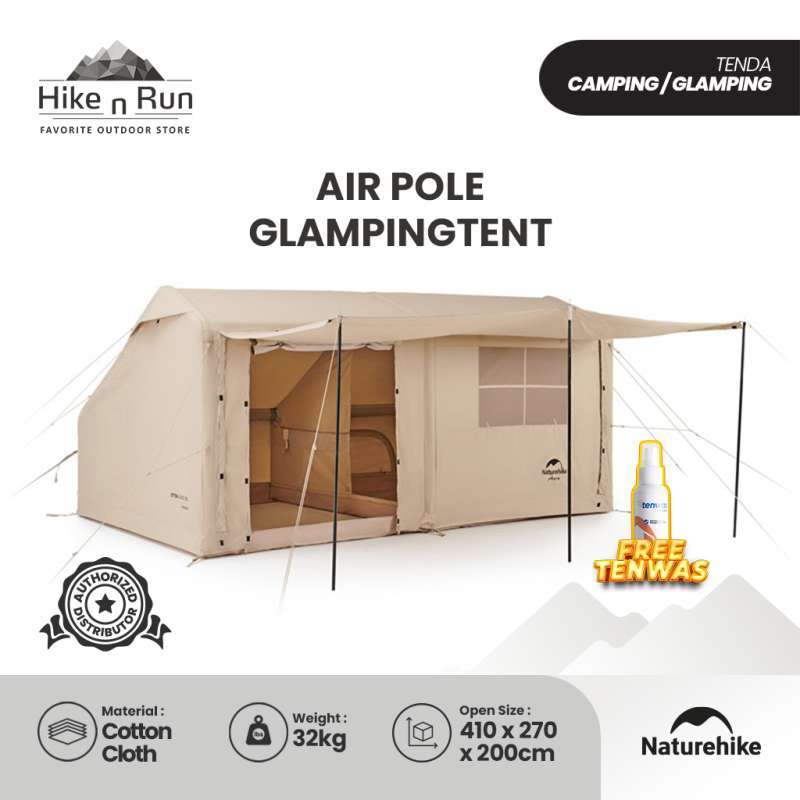 Promo Naturehike Tenda Camping Nh22zp013 Extend Air Pole Glamping Tent ...