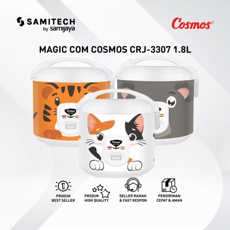 Promo Cosmos Crj-3307 Rice Cooker 1.8l Fabelia Series Diskon 9% Di ...