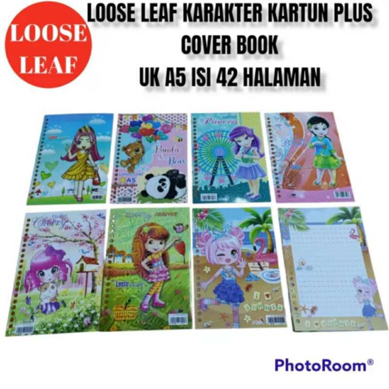 Jual LOOSE LEAF / ISI MAP BINDER/ ISI FILE/ KARAKTER KARTUN UK A5 ...