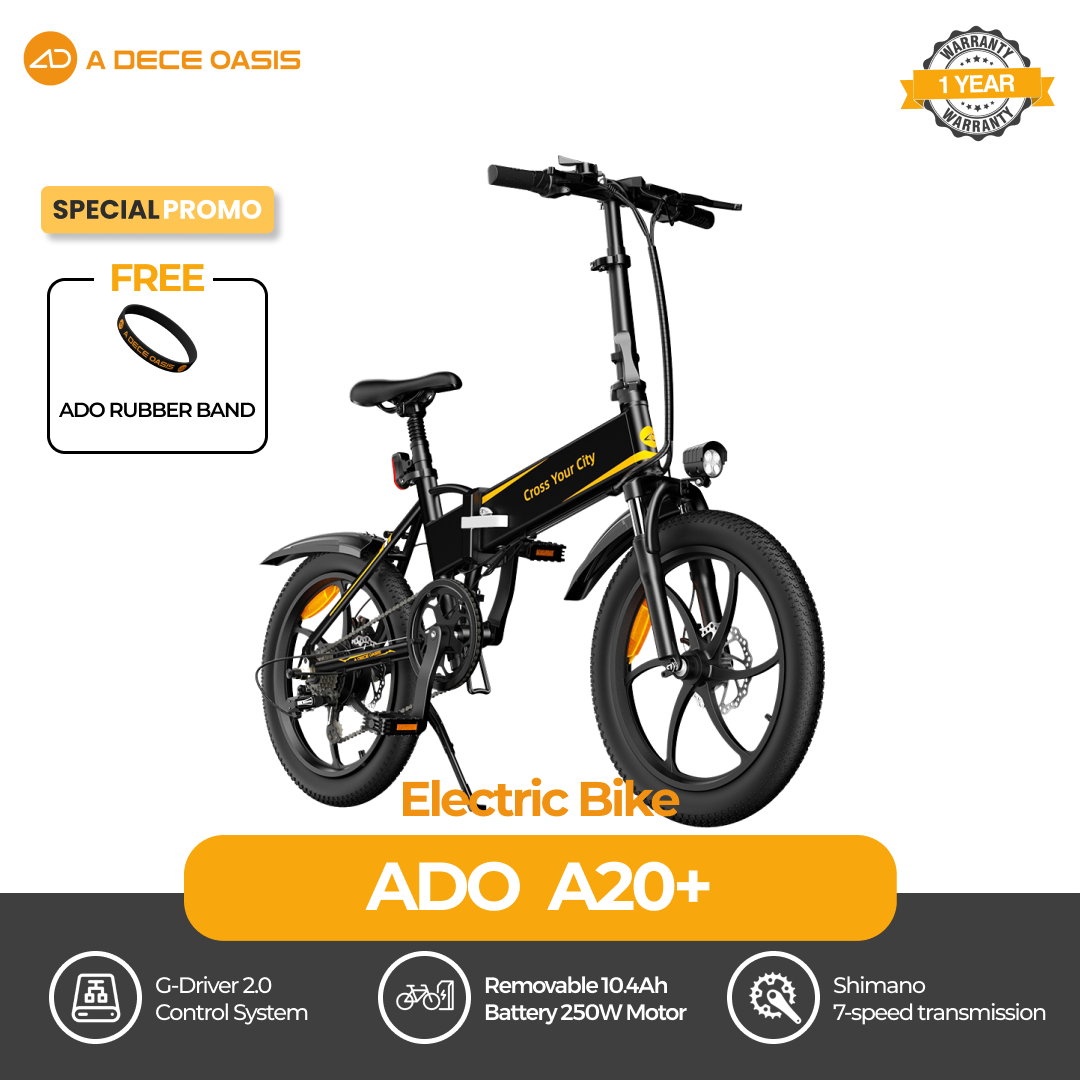Jual ADO A20+ Electric Bike-20 Inch Folding Ebike di Seller ADO EBIKE Official Store - ADO EBIKE ...
