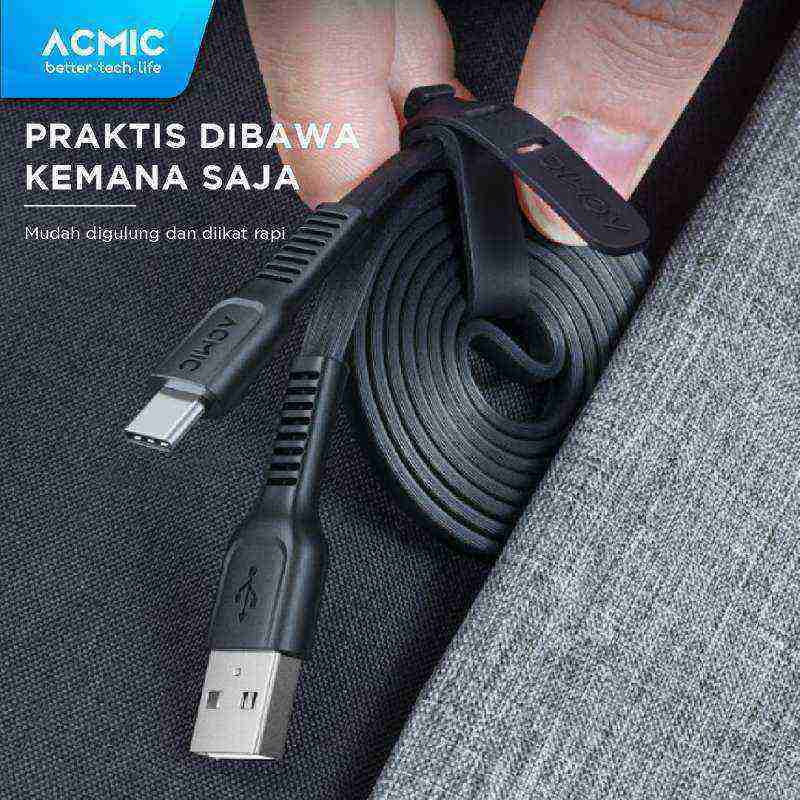 Promo Acmic Cfm100 Fast Charging Cable Micro Usb Kabel Data [100 Cm ...