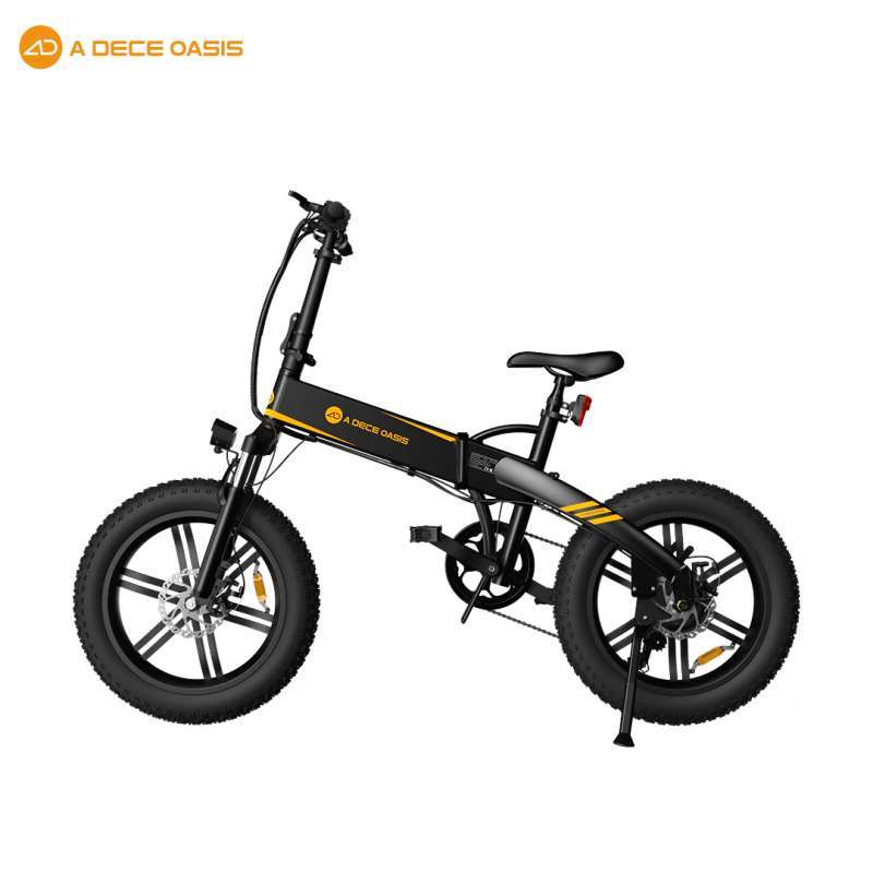 Jual Ado A20f+ Black Ebike-20 Inch Fat Tire Folding Electric Bike Di ...
