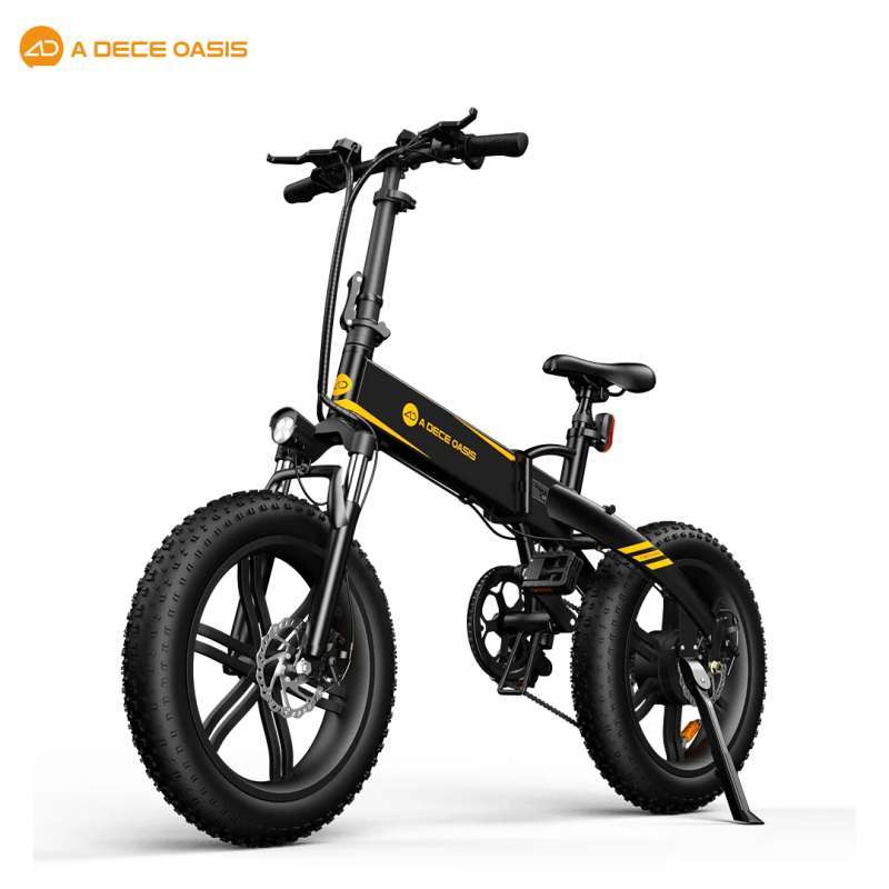 Jual Ado A20f+ Black Ebike-20 Inch Fat Tire Folding Electric Bike Di ...