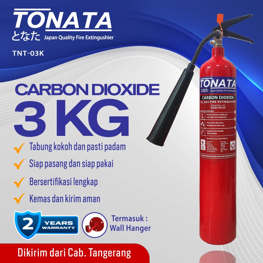 Promo Tonata Karbondioksida Co2 Set Komplit Tabung Apar [3 Kg] Diskon ...
