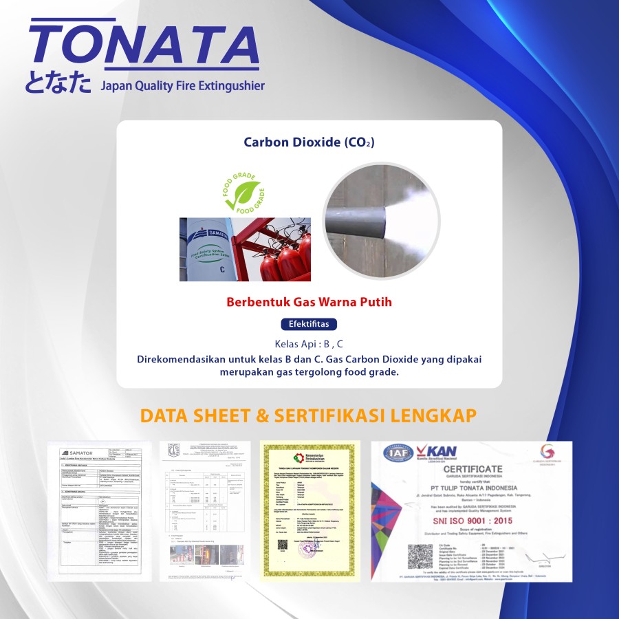 Promo Tonata Karbondioksida Co2 Set Komplit Tabung Apar [3 Kg] Diskon ...