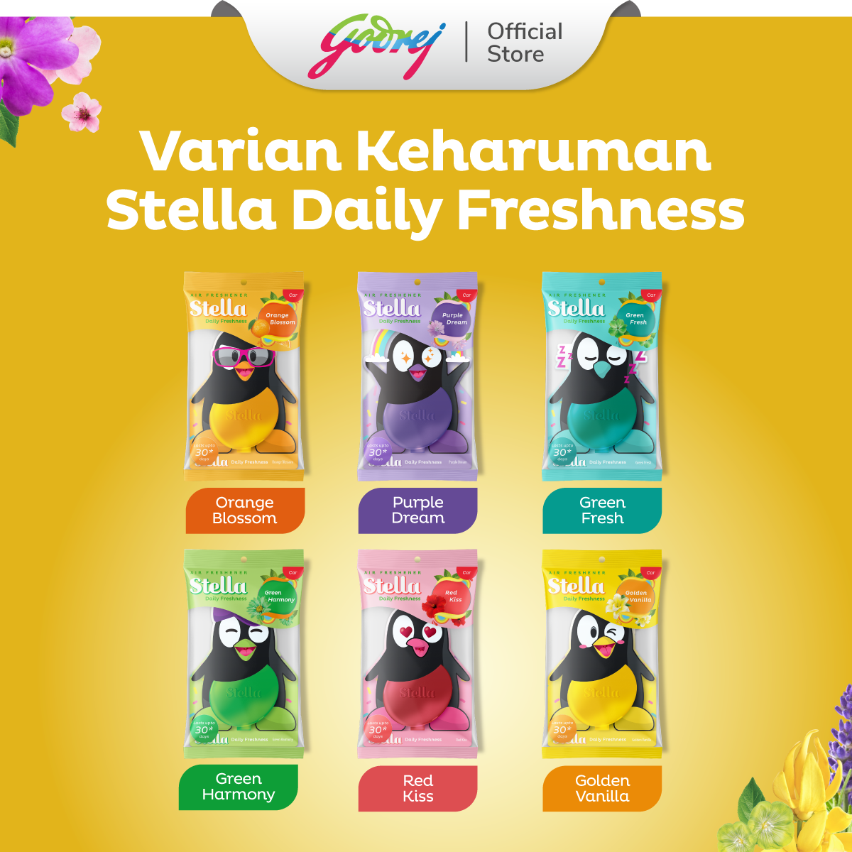 Promo Stella Daily Freshness Golden Vanilla Parfum Mobil [8992745380825 ...