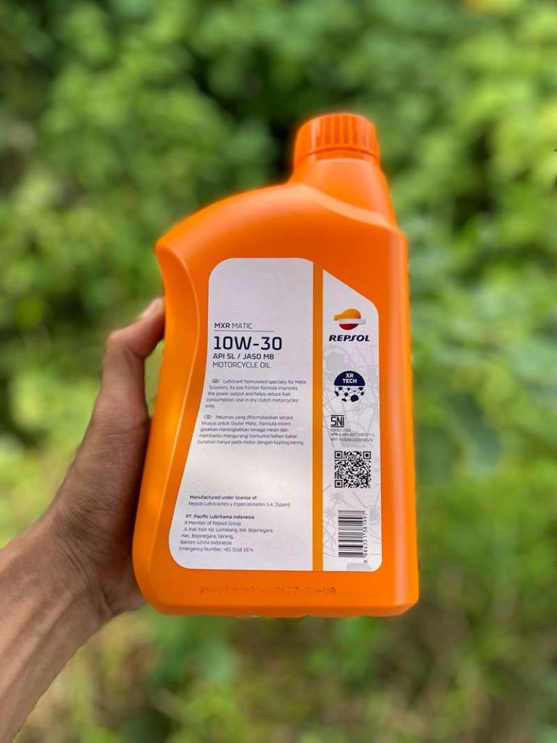 Jual Oli Motor Oli Mesin Repsol Mxr Matic Mco Action Series 10w30 ...