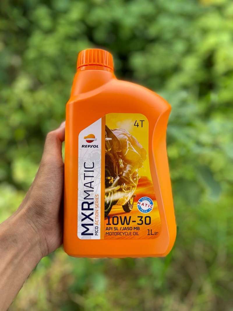 Jual Oli Motor Oli Mesin Repsol Mxr Matic Mco Action Series 10w30 ...