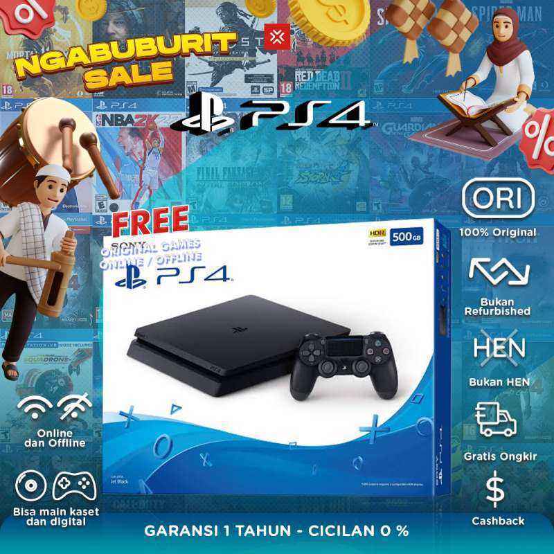 Promo Sony Ps4 Slim 500 Gb Playstation 4 Hits Bundle Games Diskon 21% Di Seller Kyuuden Official ...