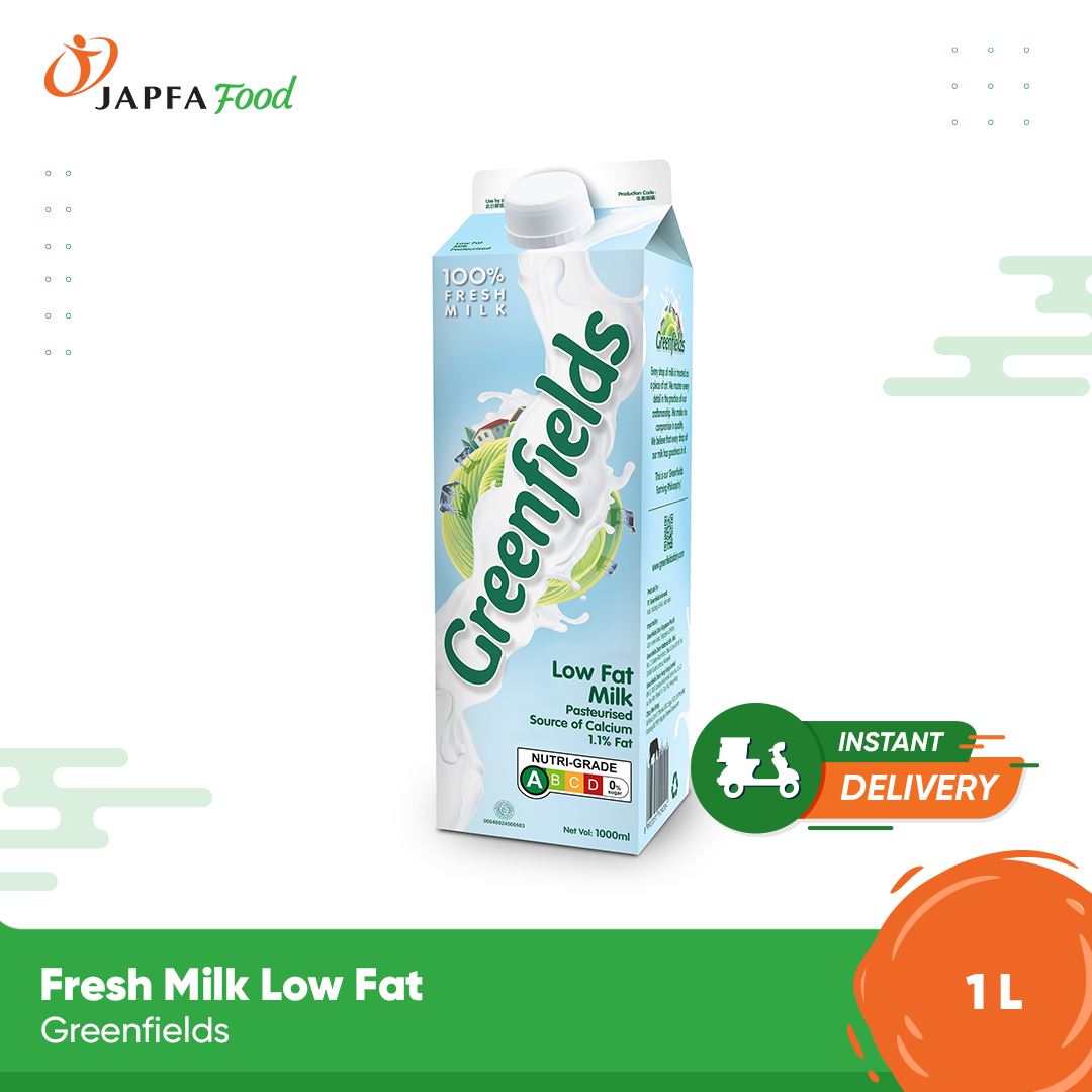 Promo Greenfields Fresh Milk Low Fat / Susu Segar Rendah Lemak 1 L ...