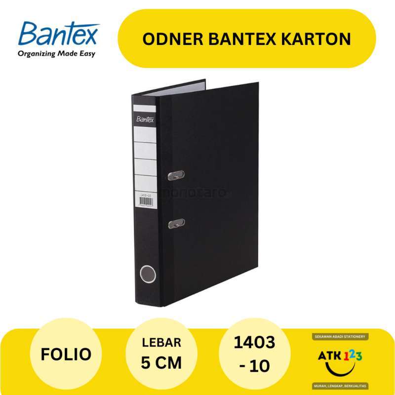 Jual Odner / Ordner / Otner / Orgenizer Merk Bantex Karton Folio 5cm di ...