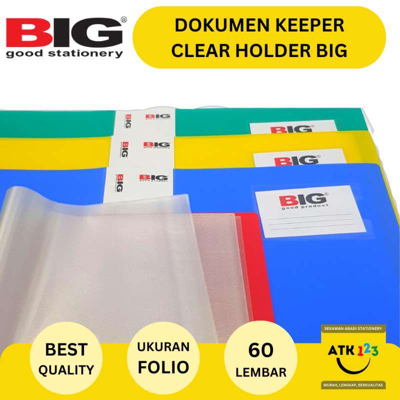 Jual Map Clear Holder / Document Keeper / Dokument Keeper Folio BIG Isi ...