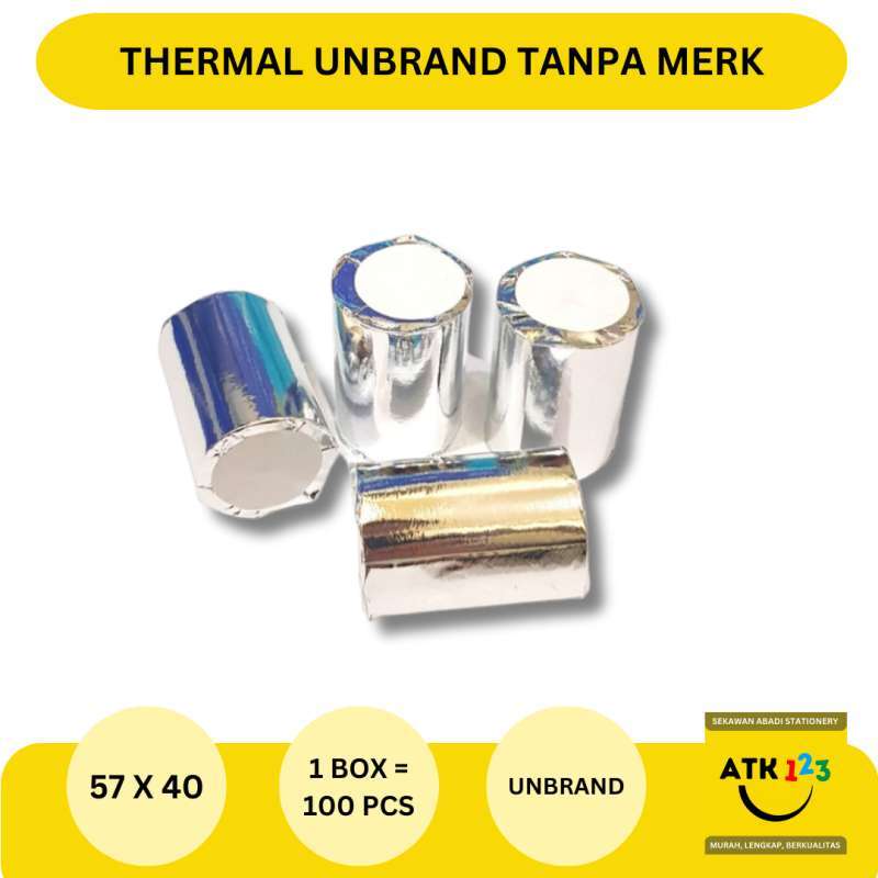 Jual Thermal Paper Roll / Kertas Kasir / Struk Kasir 57x40 Murah Di ...
