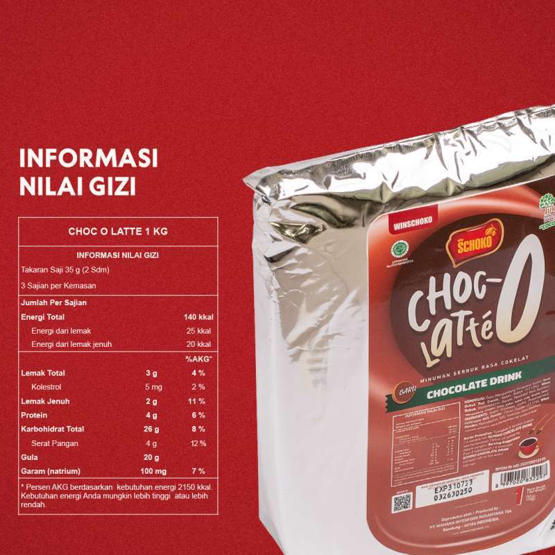 Promo Schoko Choc-o Latte Chocolate Drink - 1 Kg / Minuman Coklat ...