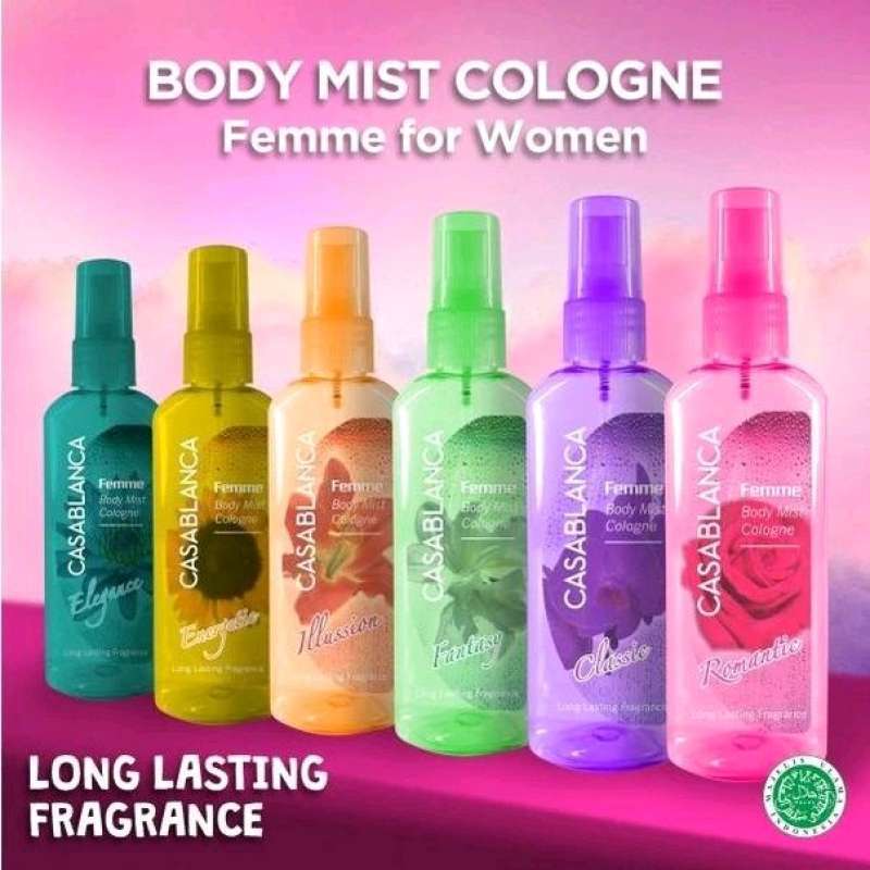 Jual Casablanca Body Mist Spray Cologne 100ml - Hijau di Seller New ...