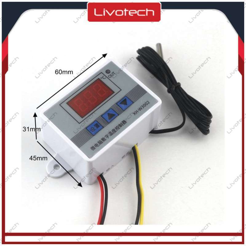 Jual Thermostat/termostat Digital Xh-w3002 220v Ac Temperature Controller Di Seller Livotech ...