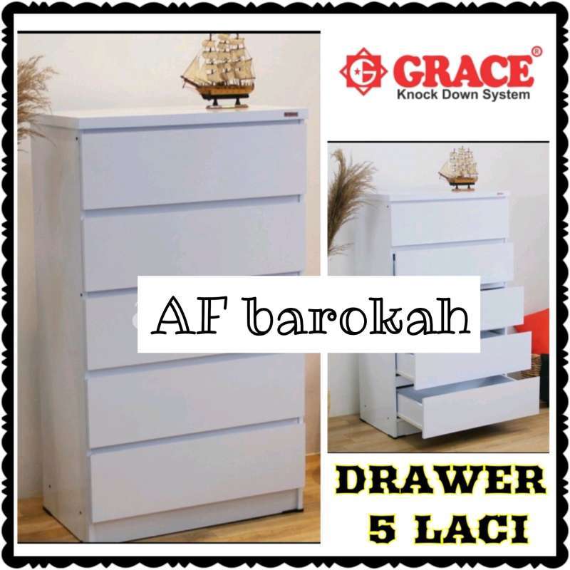 Jual Drawer Rak Laci 5 Susun - Lemari Bayi / Rak Baju Di Seller Hellow ...