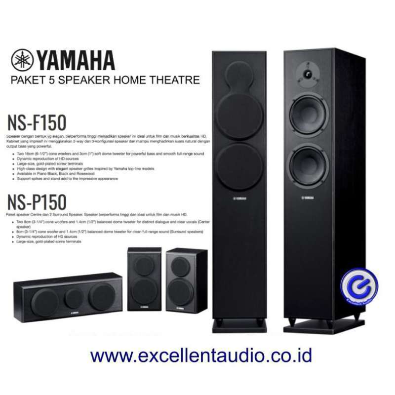 Jual Paket Yamaha Nsf150 Ns F150 Nsp150 Home Theatre Speaker System 5 Kanal Di Seller Excellent ...