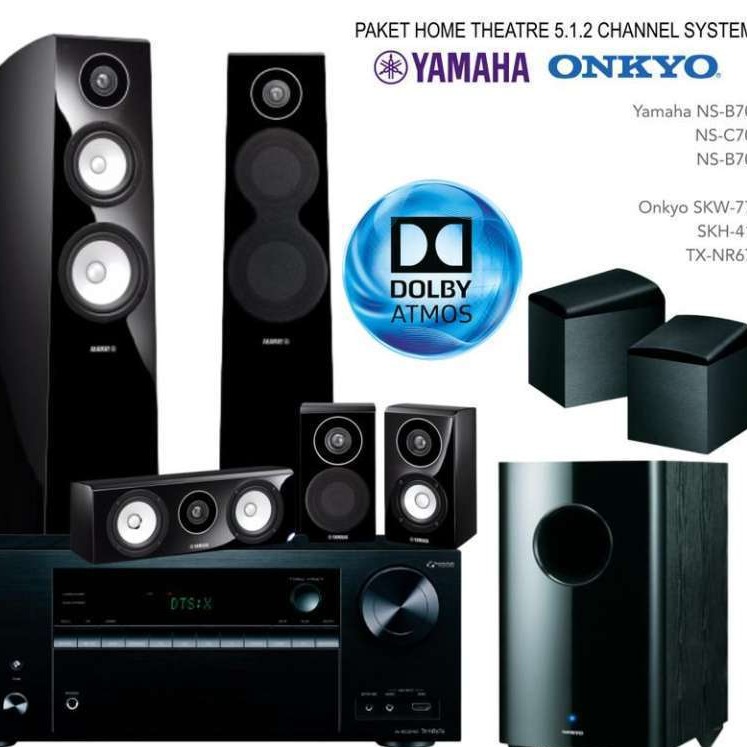 Jual Paket home theatre Dolby Atmos 5.1.2 kanal sistem Yamaha Onkyo di Seller Excellent Audio M2 ...